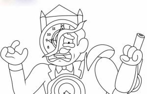 260+ Tranh tô màu Clock Man đẹp miễn phí cho bé