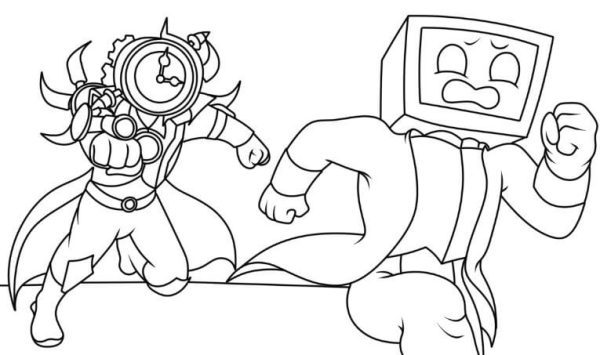 260+ Tranh tô màu Clock Man đẹp miễn phí cho bé