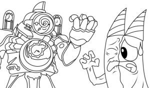 260+ Tranh tô màu Clock Man đẹp miễn phí cho bé