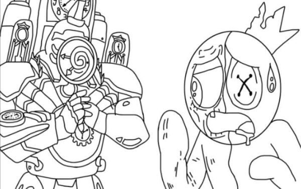 260+ Tranh tô màu Clock Man đẹp miễn phí cho bé