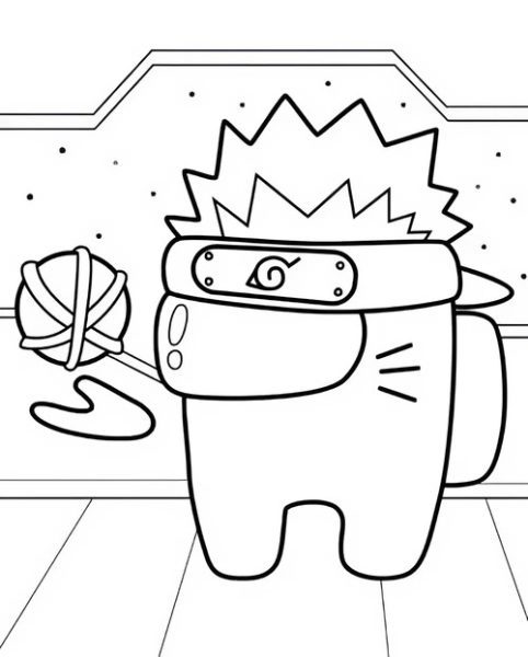 890+ Mẫu Tranh Tô Màu Among Us Cho Bé Miễn Phí