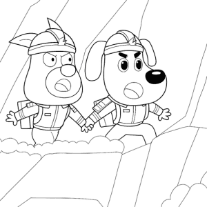 180+ Tranh tô màu cảnh sát trưởng Labrador dễ thương cho bé