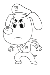 180+ Tranh tô màu cảnh sát trưởng Labrador dễ thương cho bé