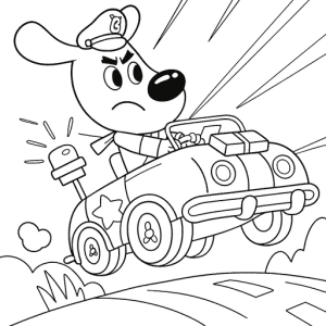 180+ Tranh tô màu cảnh sát trưởng Labrador dễ thương cho bé