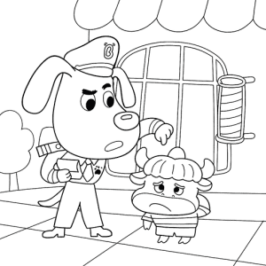 180+ Tranh tô màu cảnh sát trưởng Labrador dễ thương cho bé