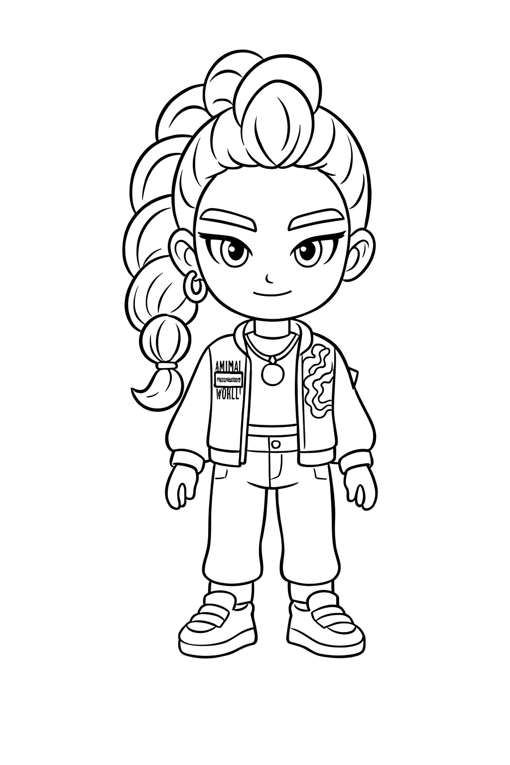 230+ Tranh tô màu thợ săn quỷ Kpop Demon Hunters đẹp, miễn phí cho bé